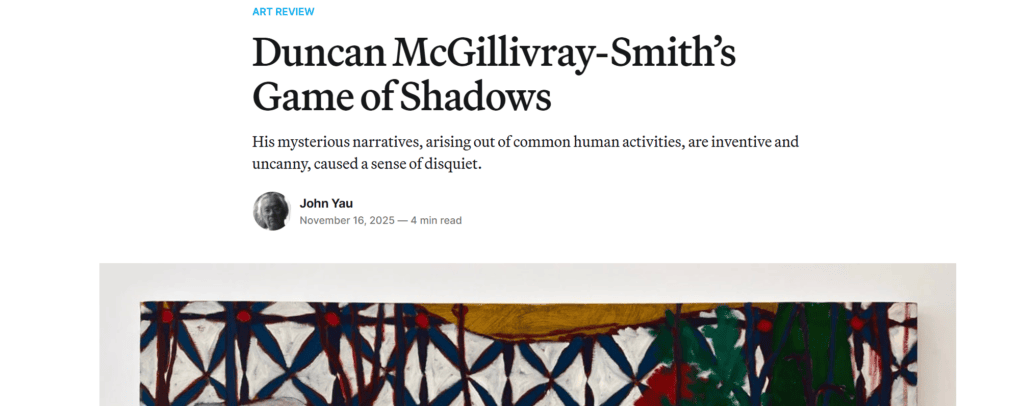 Alumni Duncan McGillivray-Smith, Class Of 2017, Receives Rave Art ...